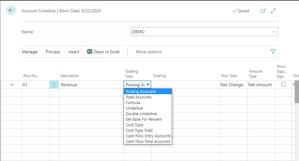 Dynamics 365 Business Central Account Schedules "101" - Brightpoint ...